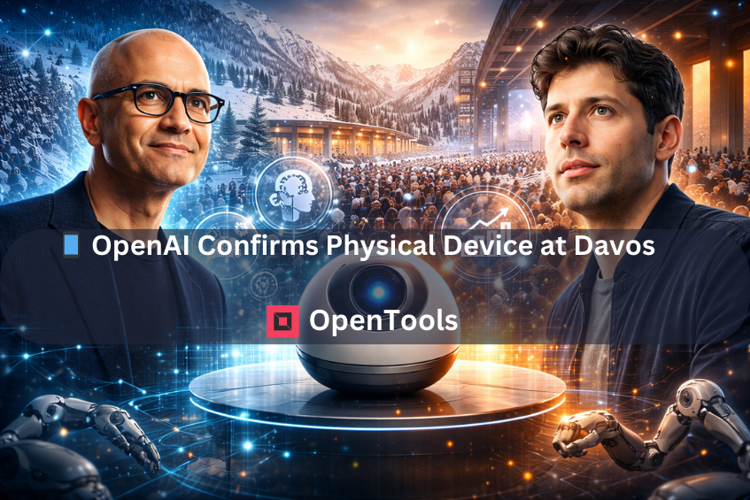 📱 OpenAI Confirms Physical Device at Davos