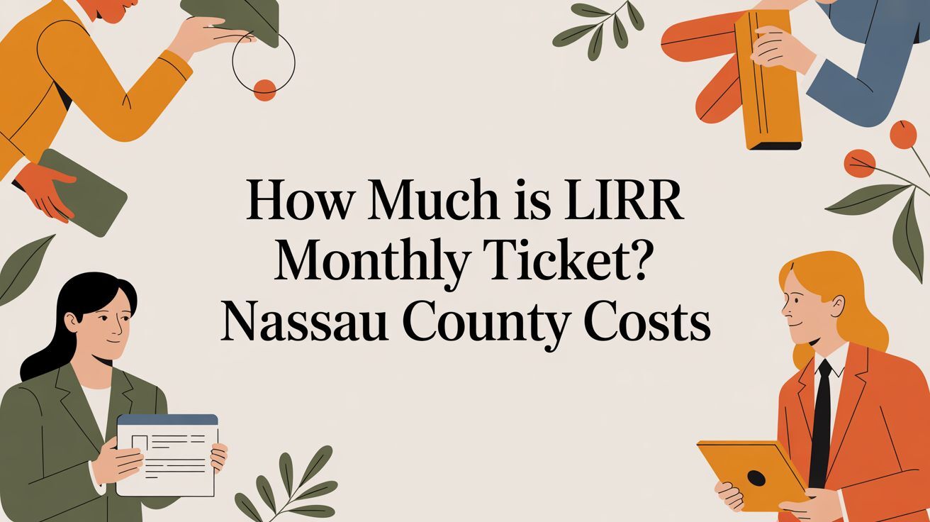 How Much is a LIRR Monthly Ticket? A Guide for Nassau County Commuters
