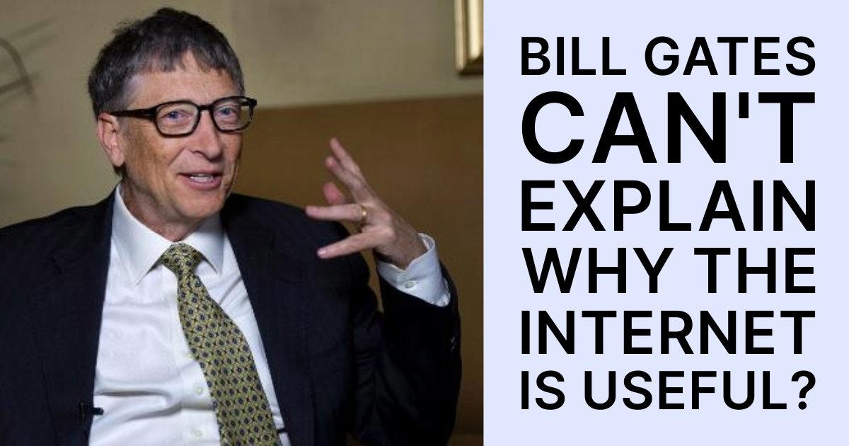 3x3: Bill Gates can't explain why the internet is useful, a booktok ...