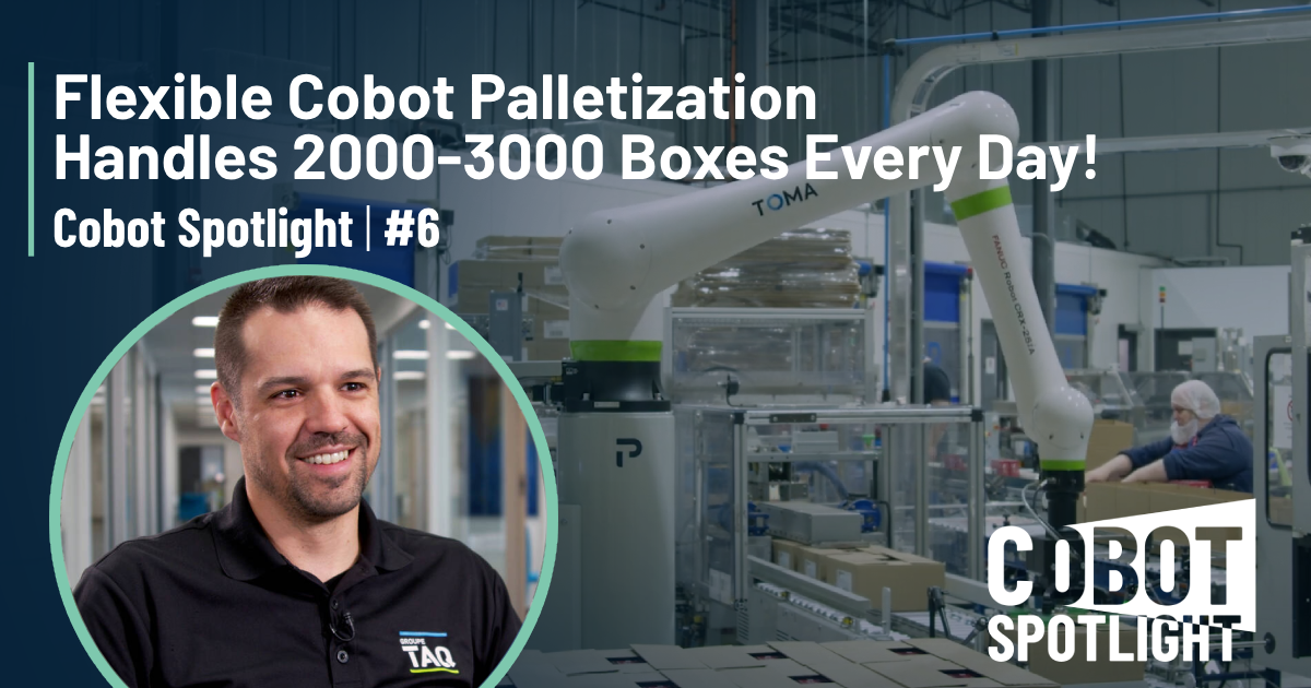 Flexible Cobot Palletization Handles 2000-3000 Boxes Every Day! | Cobot ...