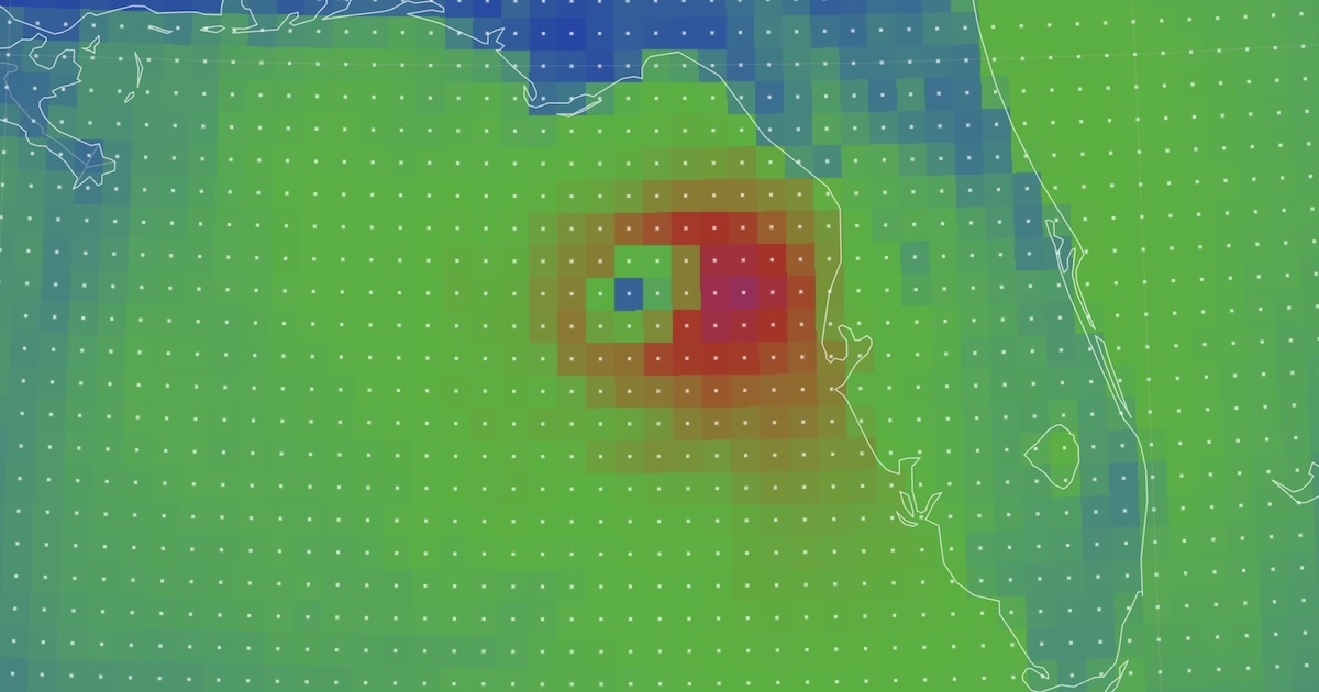 Hurricane Wind Speeds: Understanding the Effect of Model Grids