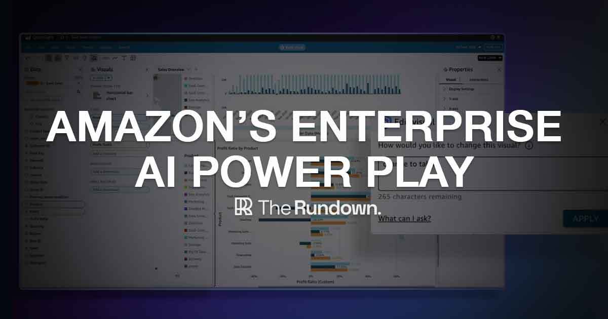 Amazon's new app-generating AI