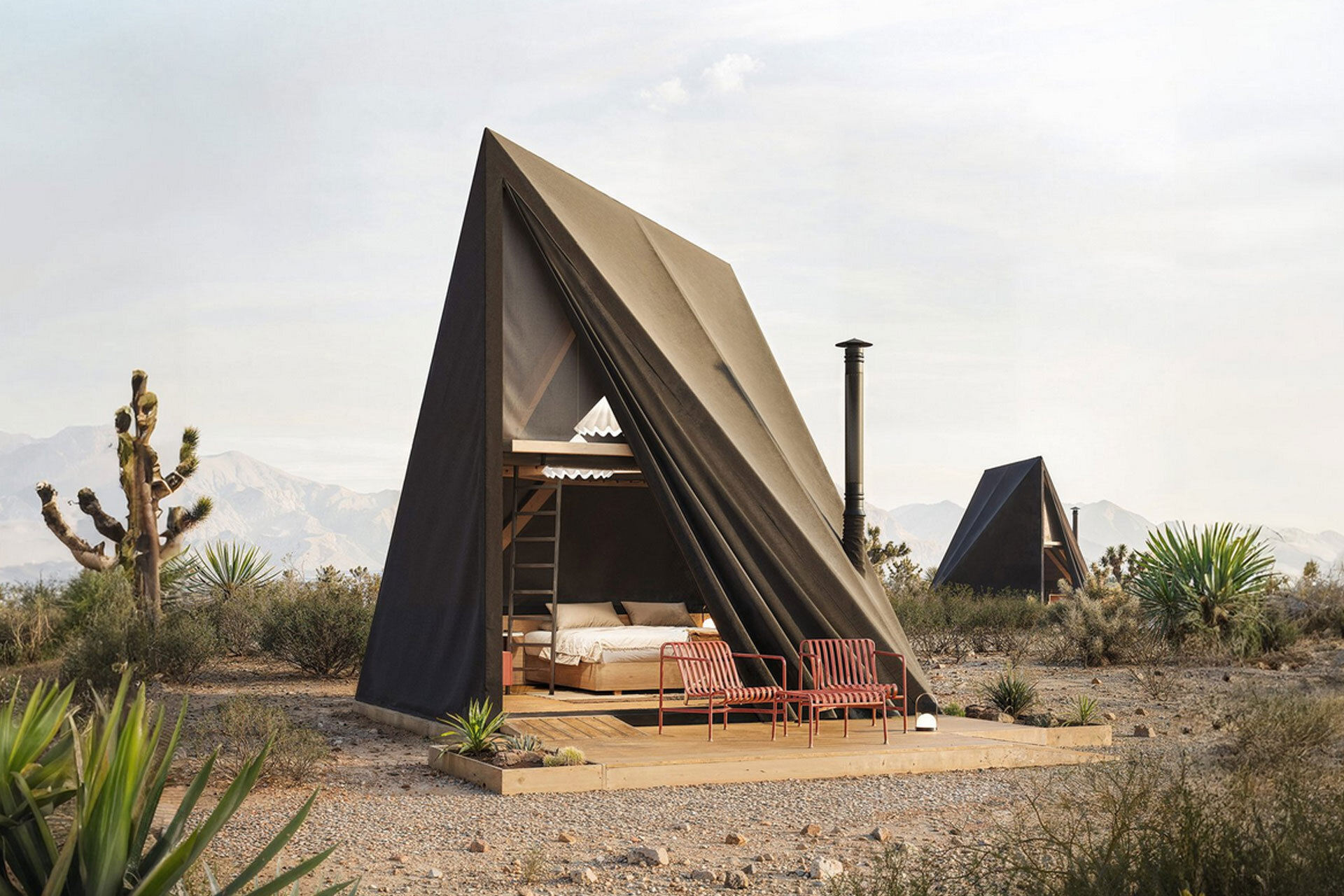 Modernist Tent Cabin Makes for Designer Glamping