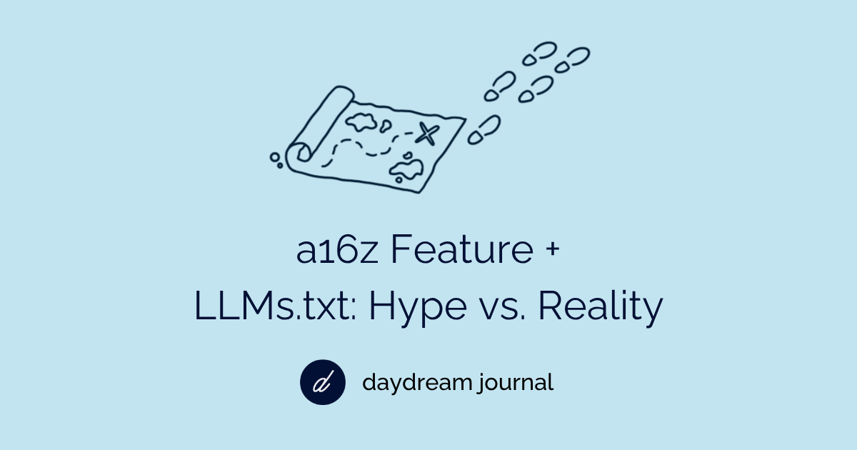 ⭐ a16z Feature LLMs: Hype vs. Reality