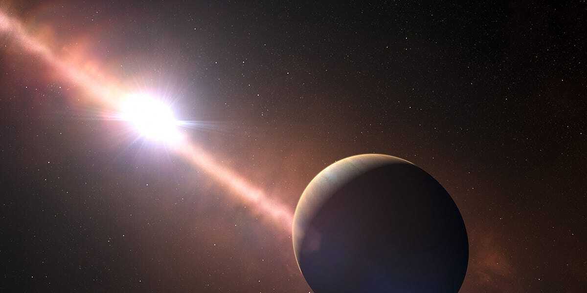 Watch an alien planet orbit its star!