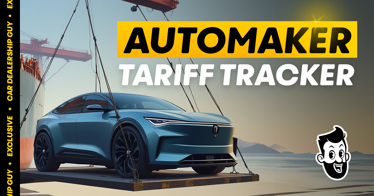 BREAKING: CDG's Automaker Tariff Tracker is here