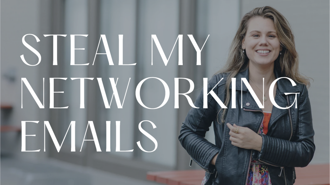💥 Steal My Networking Email Templates