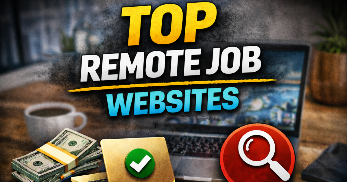 10 Best Remote Job Websites for High-Paying & Legit Opportunities
