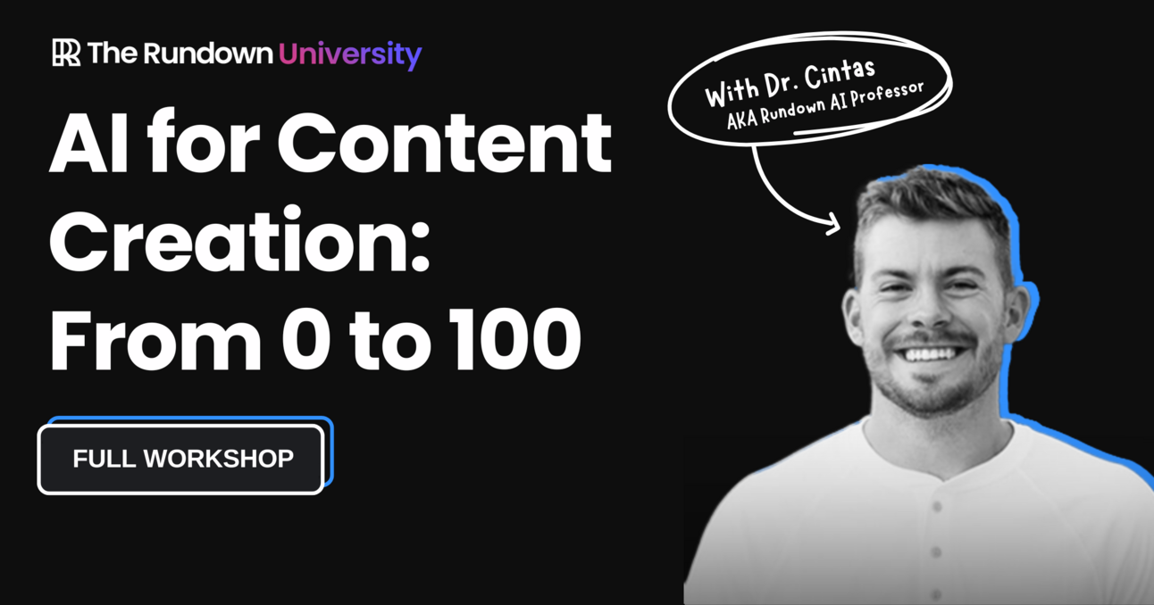 💡 Build a full-stack AI content creation system [Workshop]