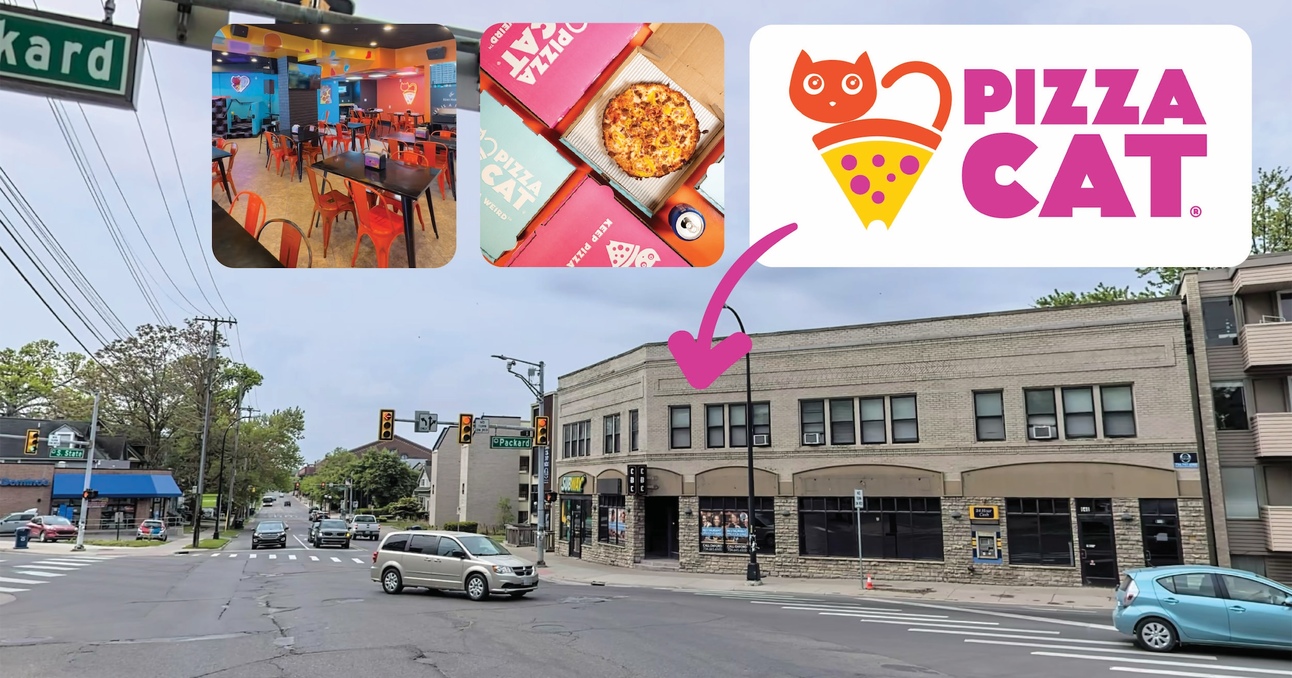 Pizza Cat Max Opens On The Corner Of Packard And State