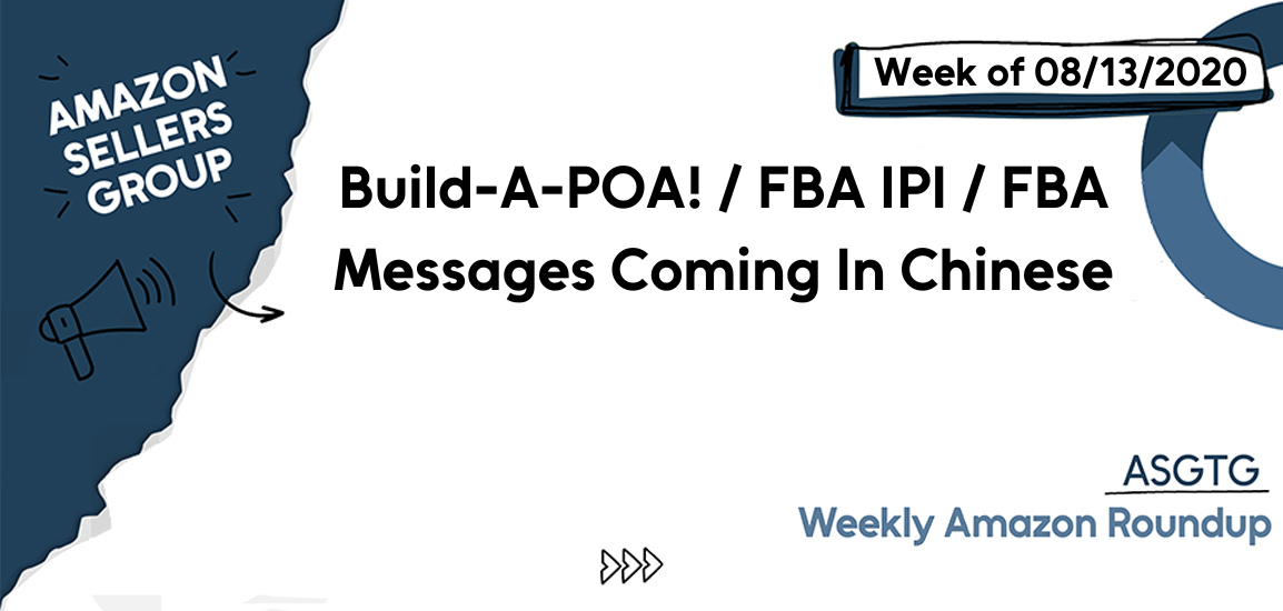 Build-A-POA! / FBA IPI / FBA messages coming in Chinese