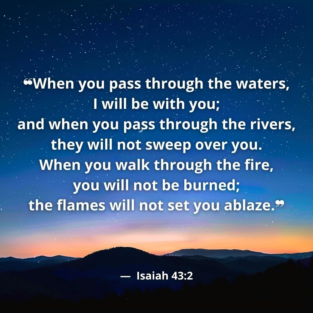 🙏 Verse of the Day: Isaiah 43:2