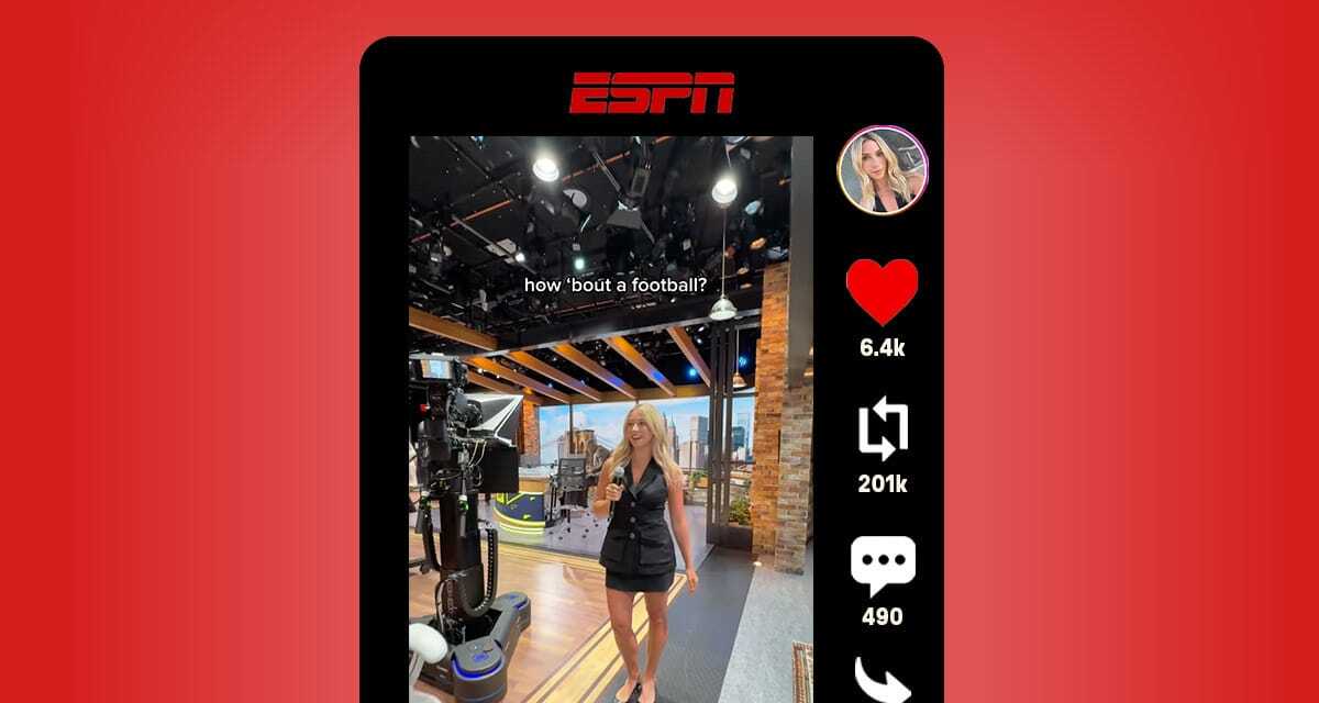 ESPN Is Rolling Out a TikTok-Like Feed On New Streamer