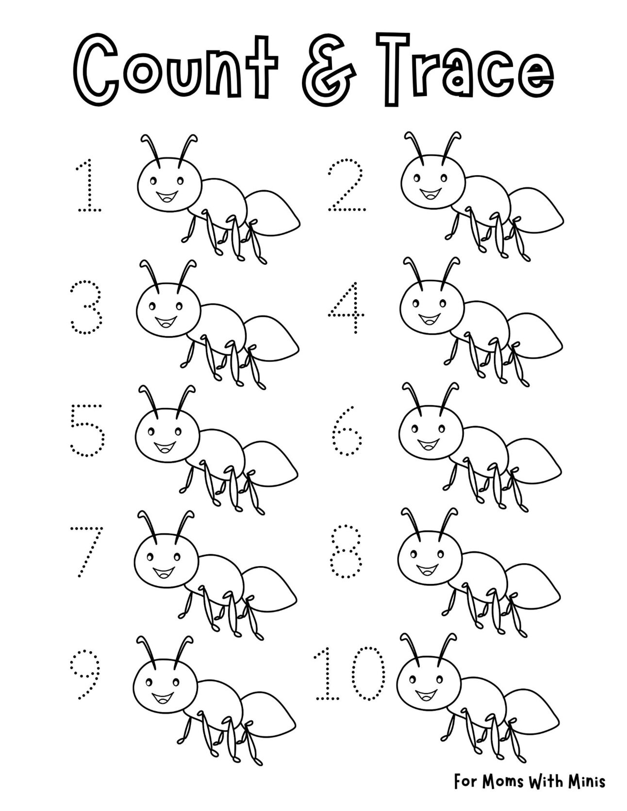 Count and Trace The Bugs