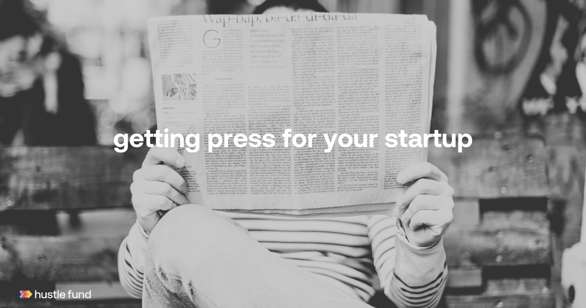 How to get press for your startup