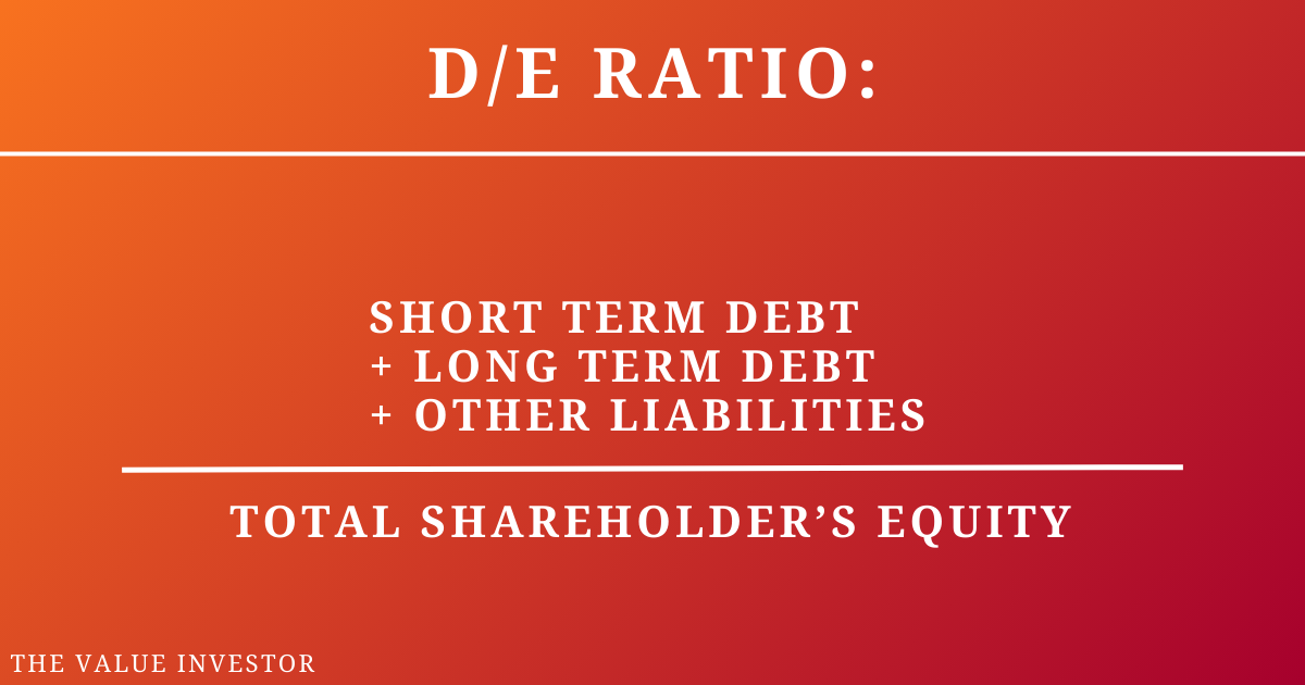 D/E Ratio (Debt-to-Equity) | Formula and Ultimate Guide