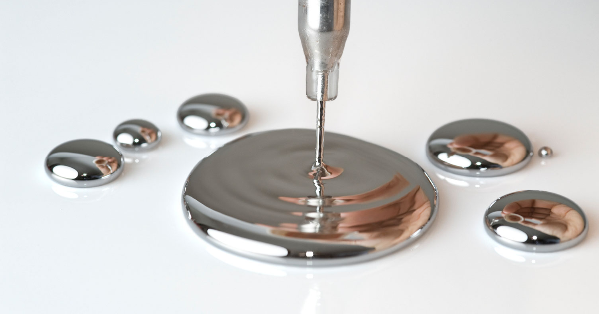 Liquid metals for stretchable electronics