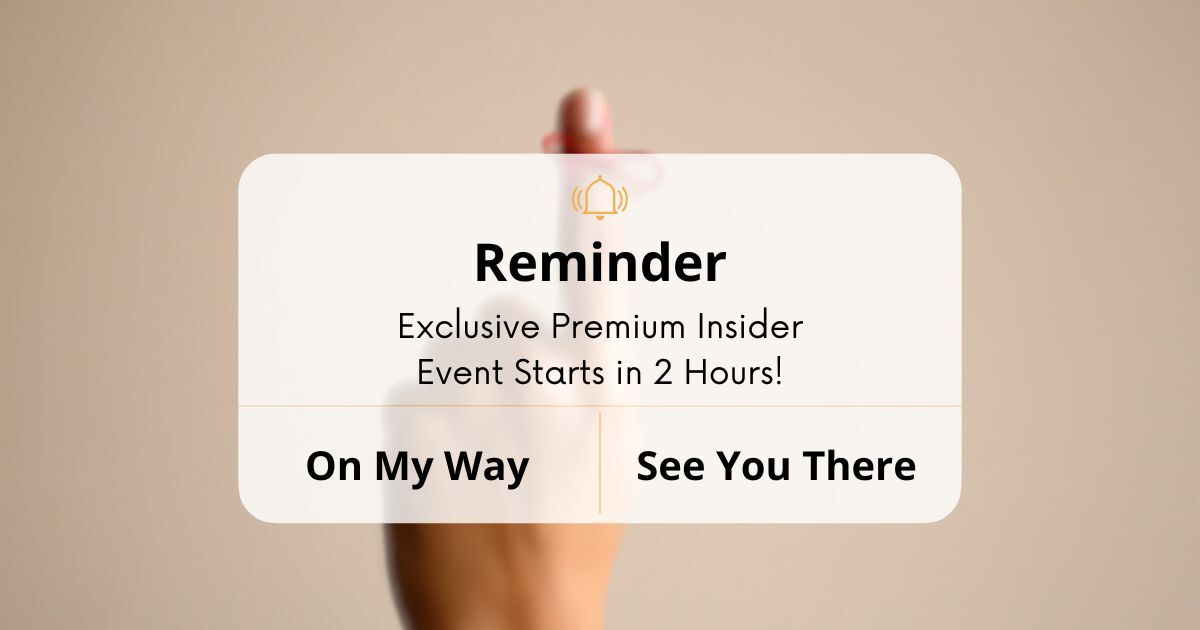 2 Hours to Go: Live Q&A with Brian Fried – Exclusive for Premium Insiders!