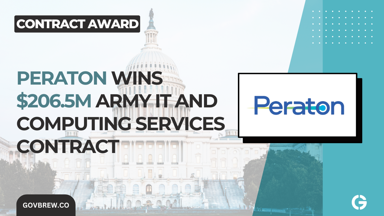 Peraton Wins $206.5 Million Army IT and Computing Services Contract
