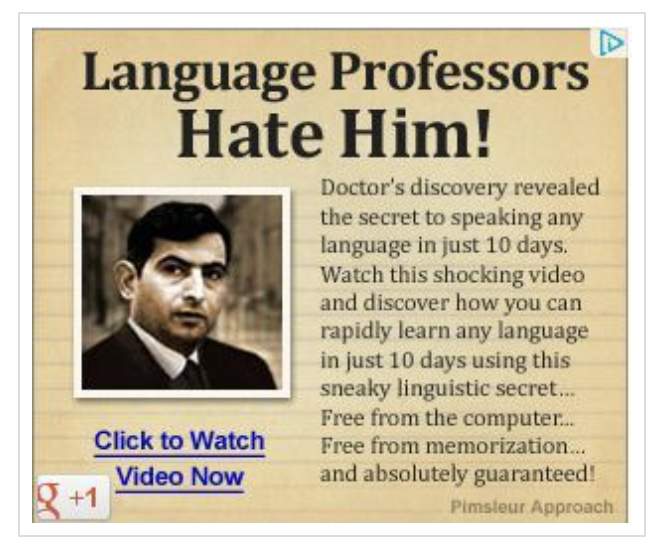 "Language Professors Hate Him!" (2025 edition?)