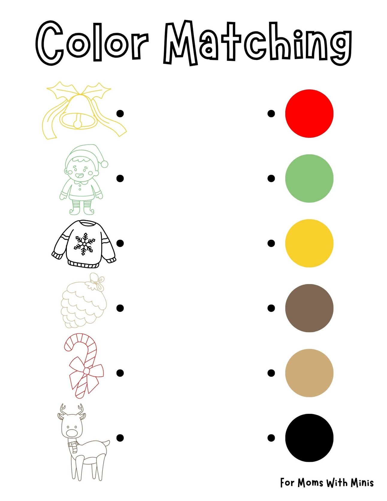 Christmas Match The Colors