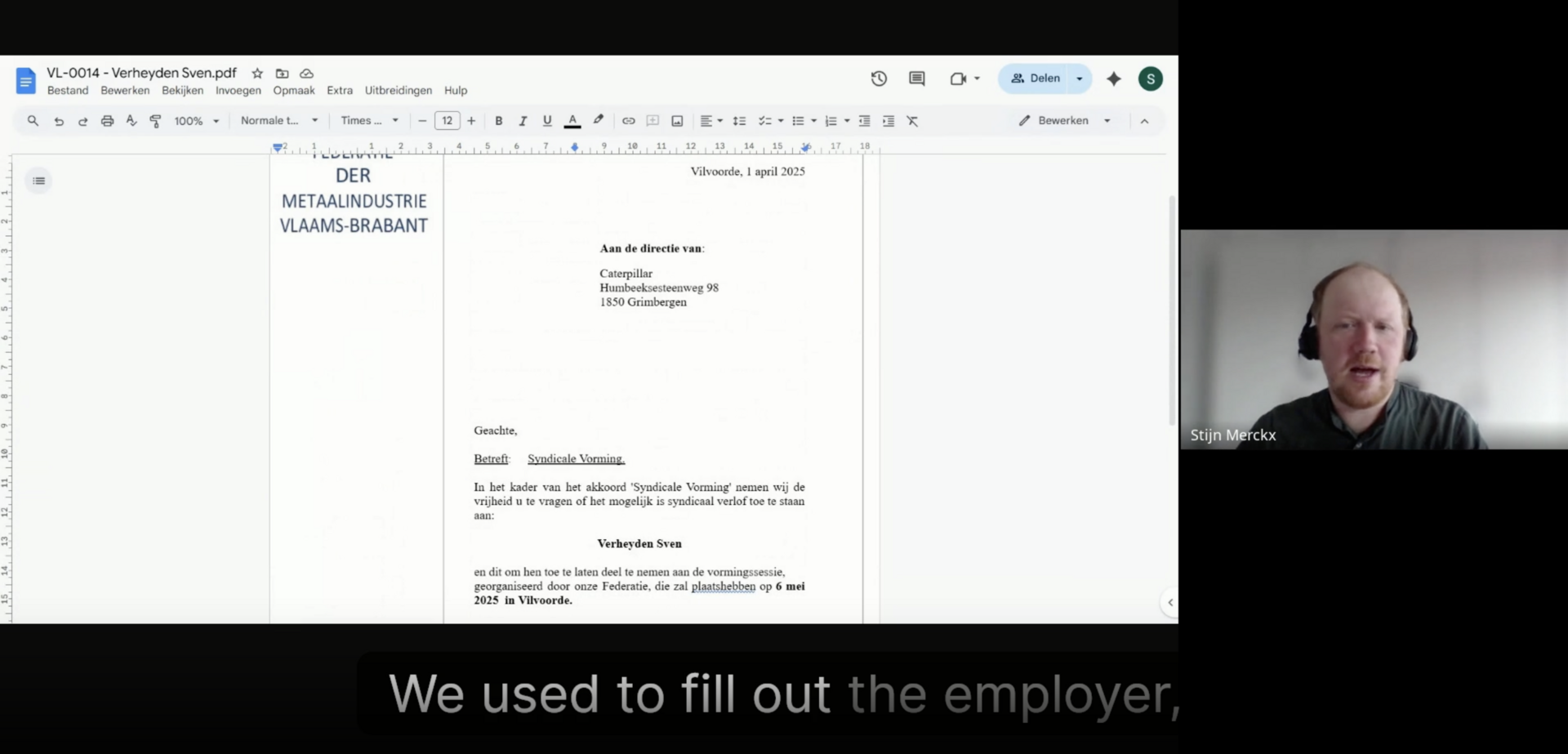 How ABVV-Metaal used AI to automate creating and sending union leave ...