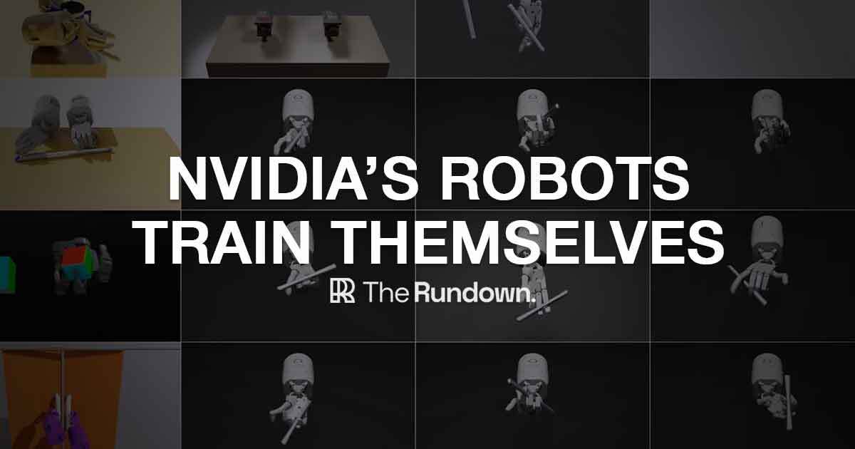🤖 NVIDIA's robot autonomy breakthrough!