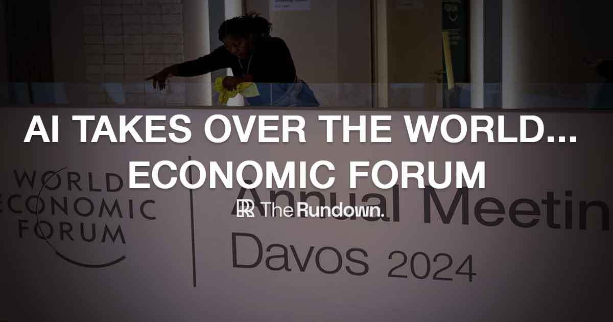 AI takes over the WEF