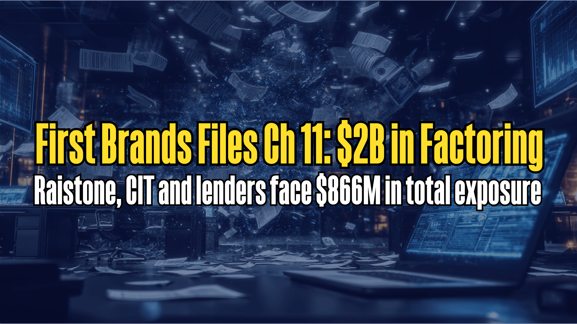 First Brands Files Ch 11: $2B in Factoring