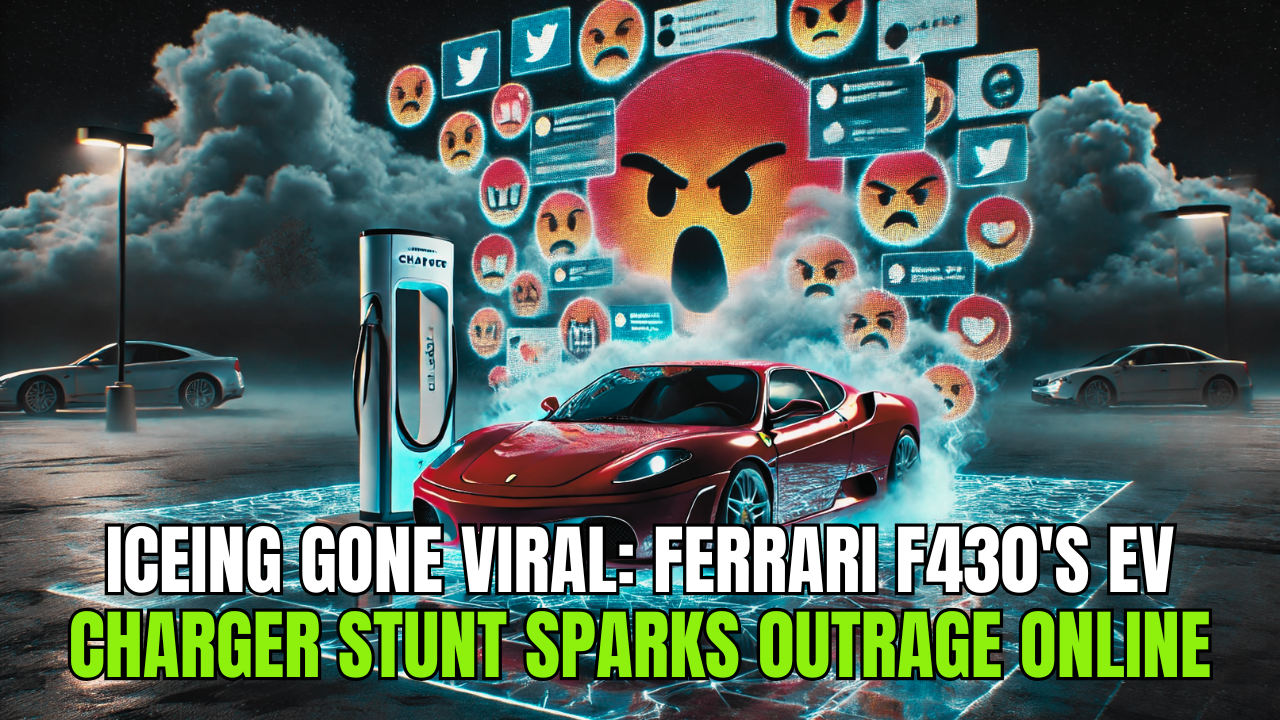 🌱 ICEing Gone Viral: Ferrari F430's EV Charger Stunt Sparks Outrage ...