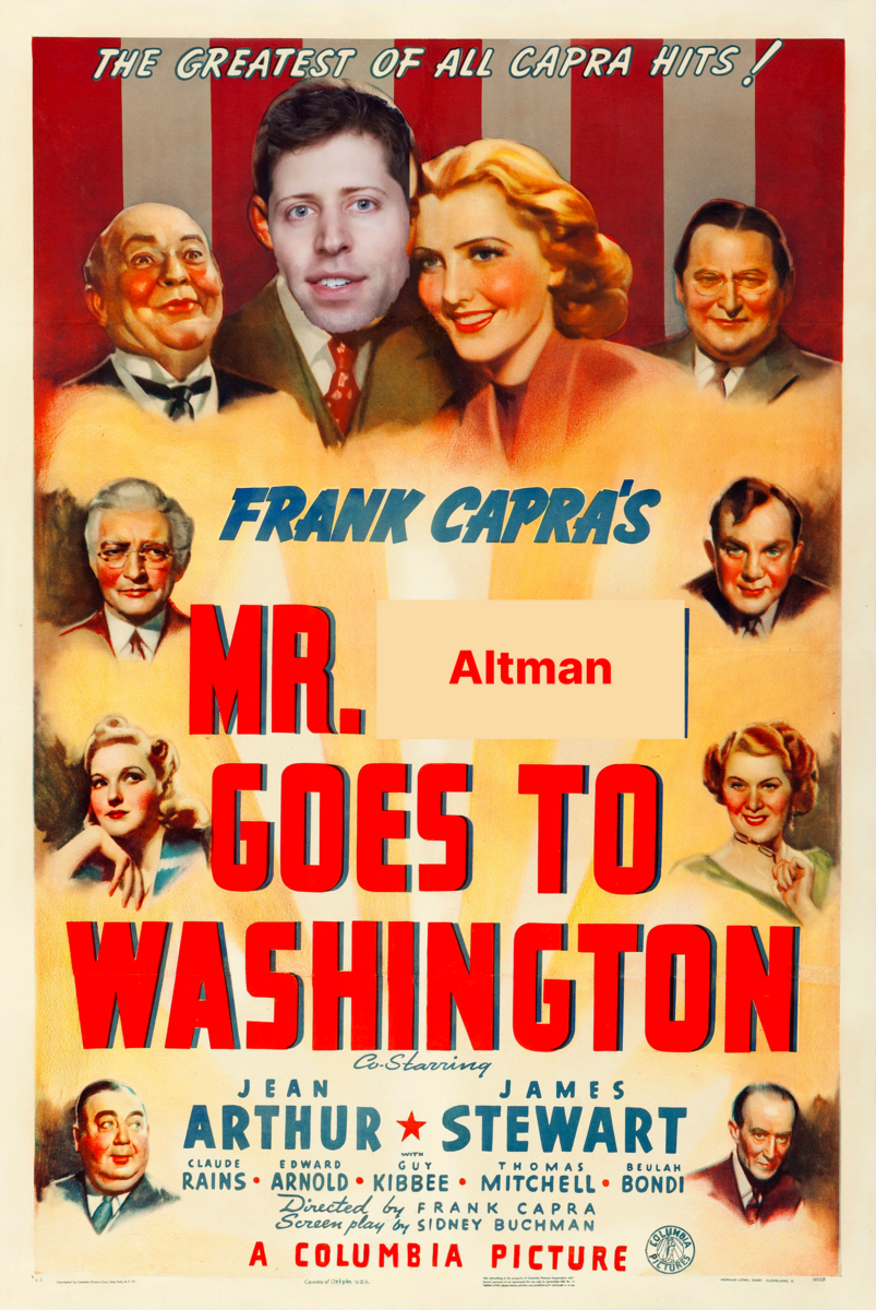 🏠 Mr. Altman Goes To Washington