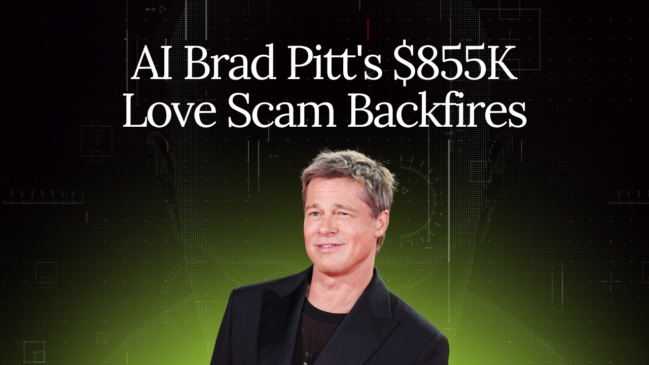 AI Brad Pitt's $855K Love Scam Backfires into Social Media Storm