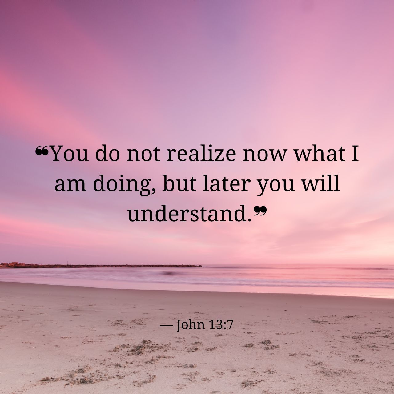 Verse of the Day: John 13:7