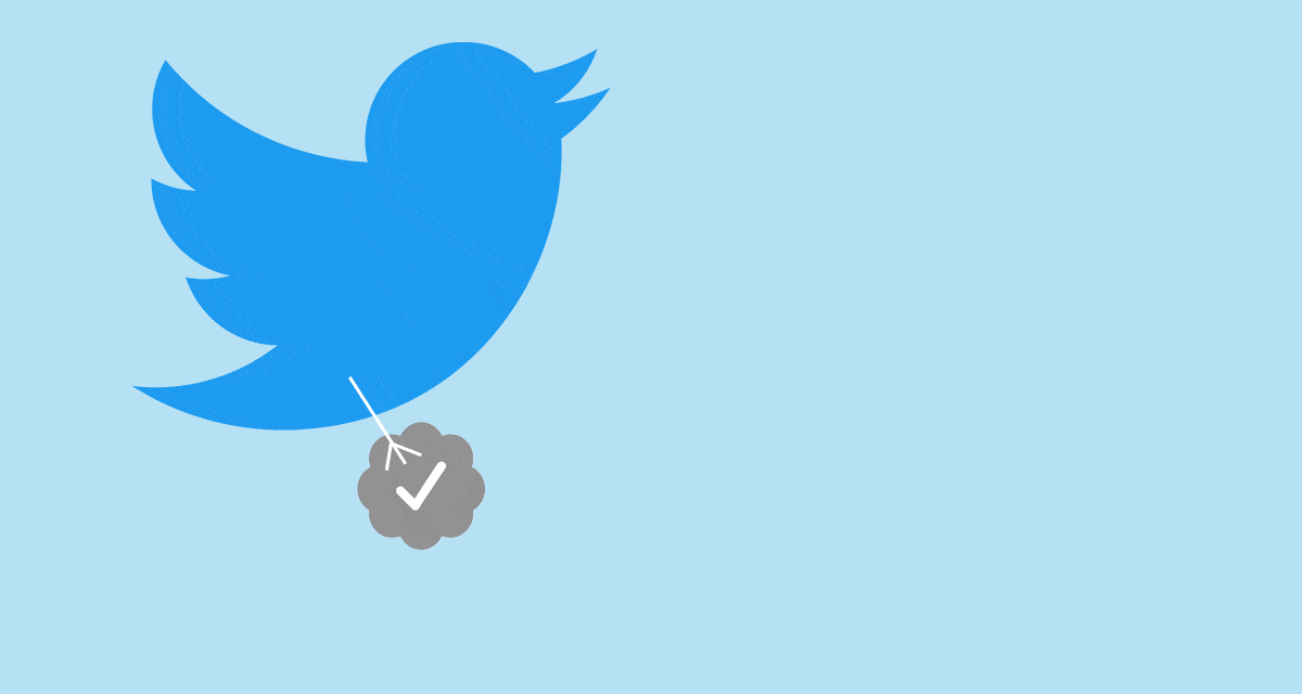 Twitter quickly erases gray checkmark