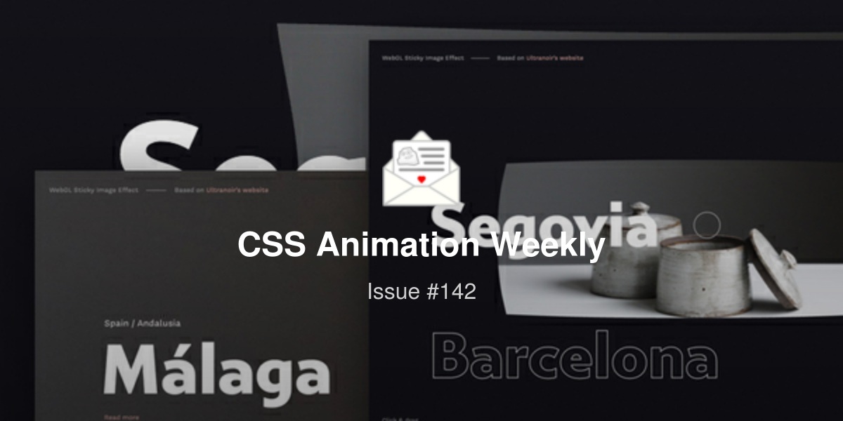 CSS Animation Weekly #142