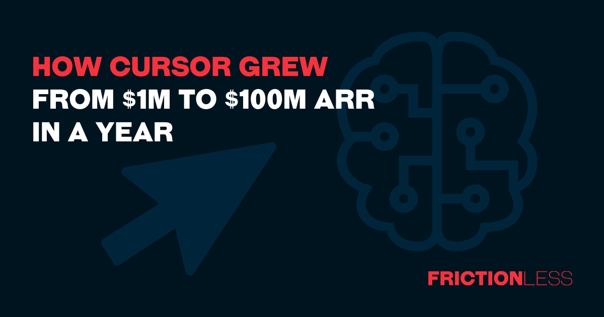 How Cursor Grew from $1M to $100M ARR in a Year