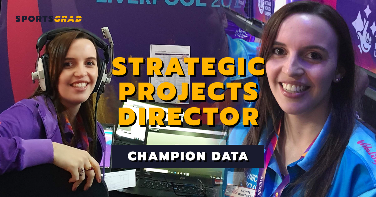 Journey to Director of Strategic Projects at Champion Data