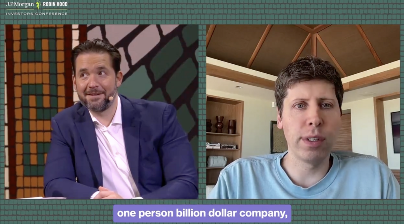 Sam Altman: AI Empowering Small Teams to Achieve Billion-Dollar Valuations