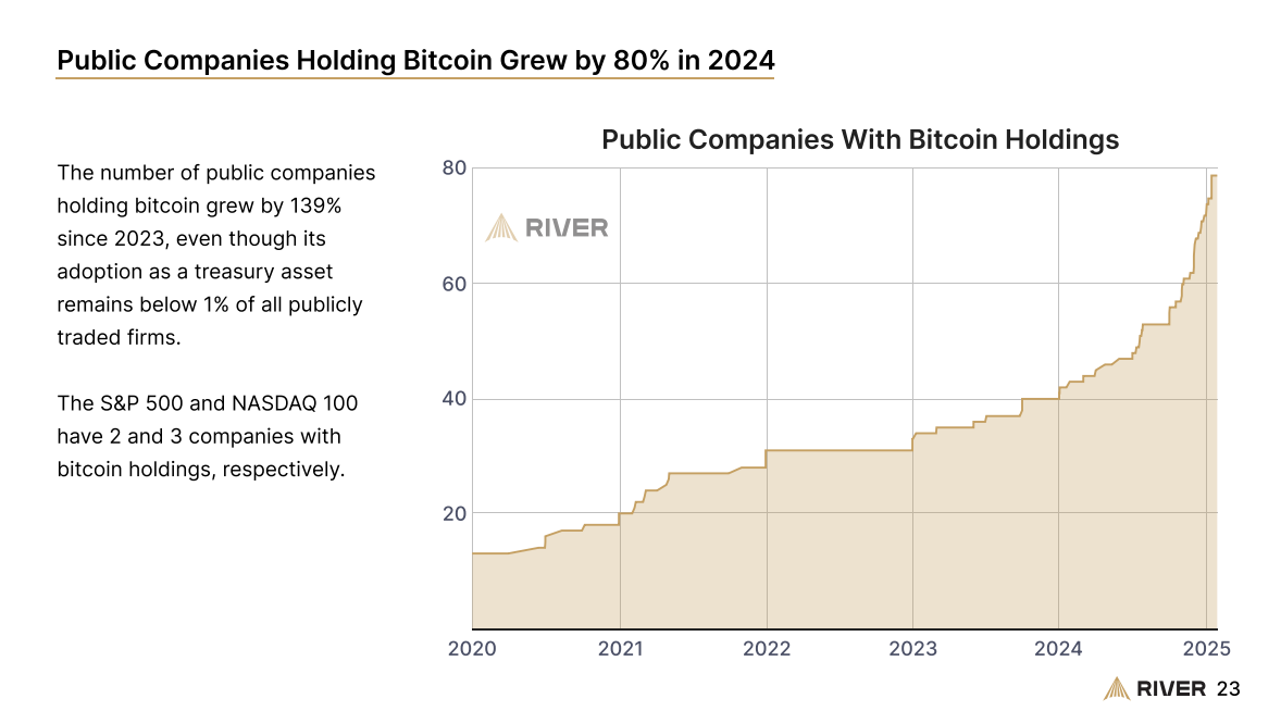 📈 Public Companies Holding Bitcoin Surge 139% Since 2023 🤖 Rezolve AI ...