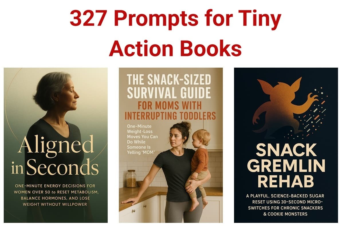 327 Prompts for Tiny Action Books Review + $25K Bonuses
