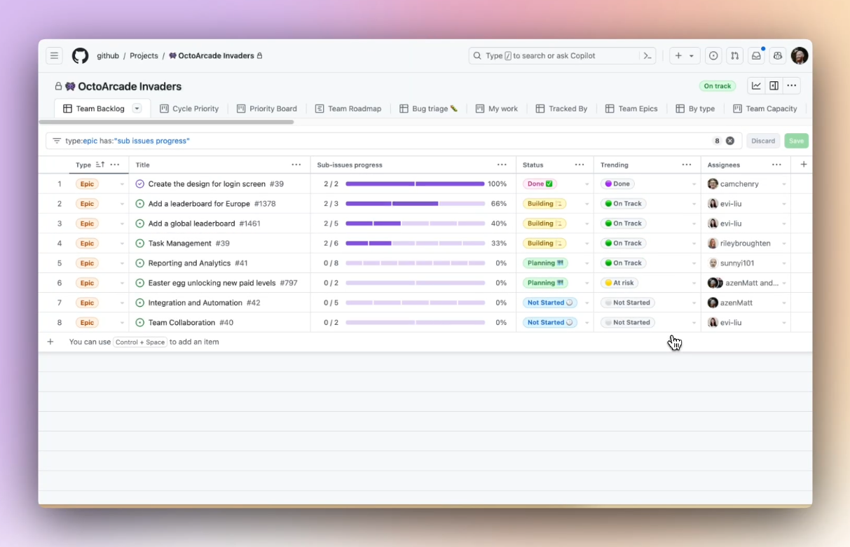💎 Nuevas funciones en GitHub