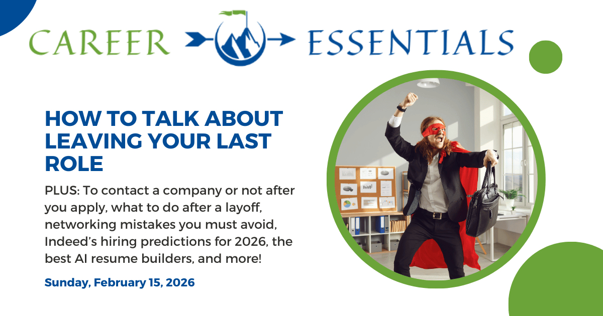 How to Talk About Leaving Your Last Role