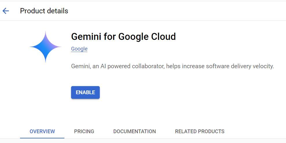Enable Google AI Model, Gemini in BigQuery