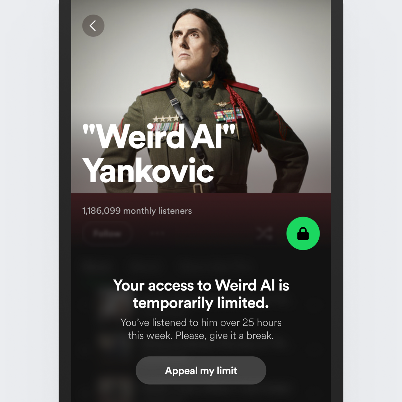 Spotify Artist Limits