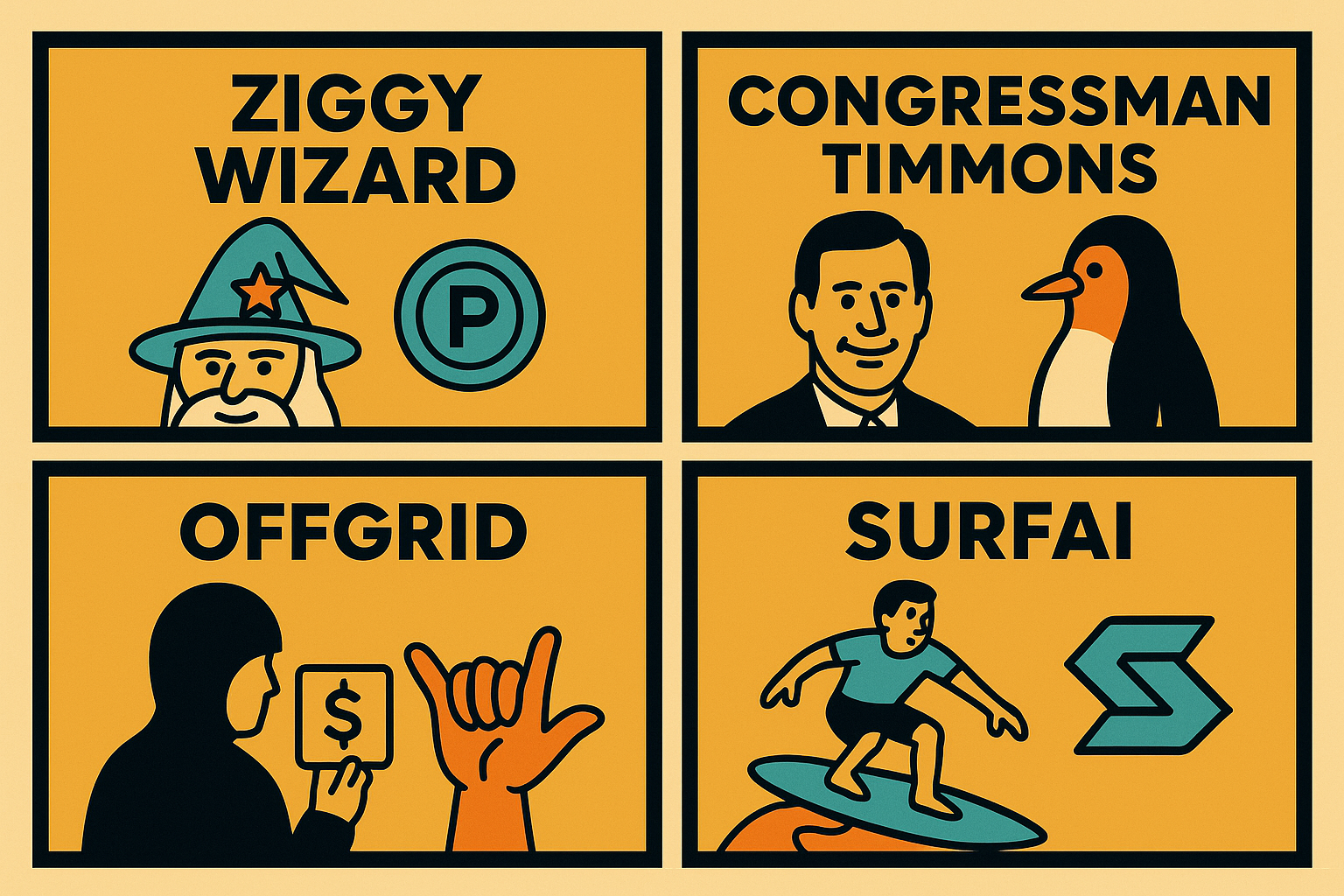 Wizard Memes, Web3 Congressmen, Anonymous Spending, and AI Trading