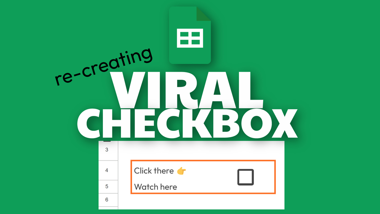 Conditional Formatting with Checkboxes