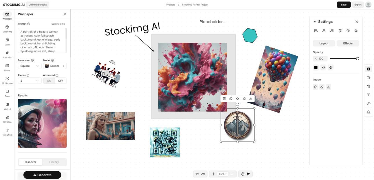 Generate Stunning Images with Stockimg AI