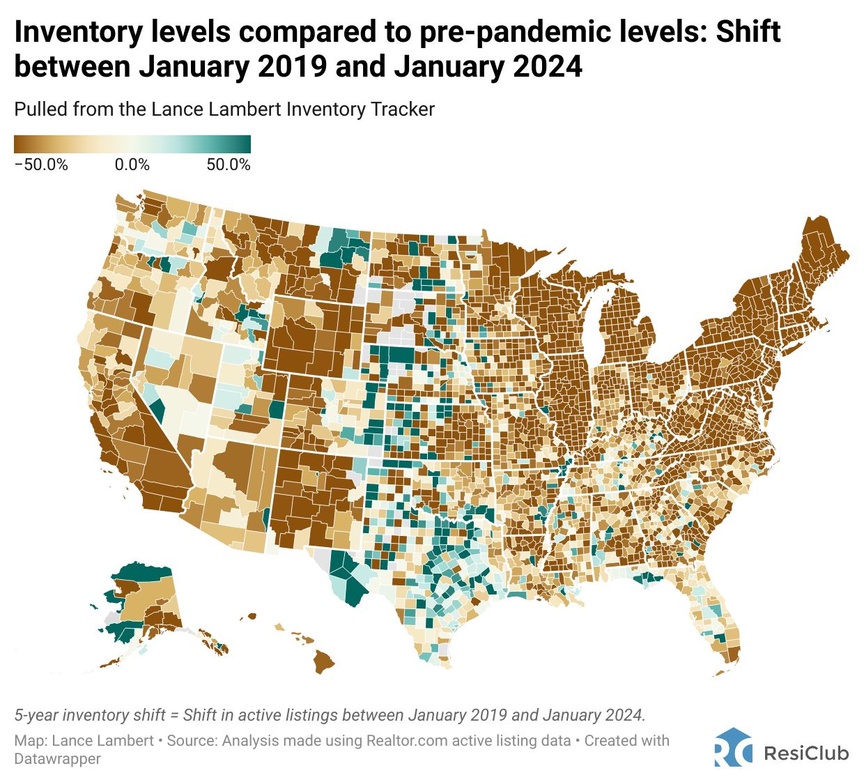Deciphering the U.S. housing market: A visual guide with dual maps