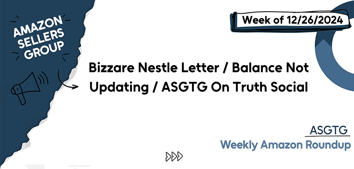 Bizzare Nestle Letter / Balance Not Updating / ASGTG On Truth Social