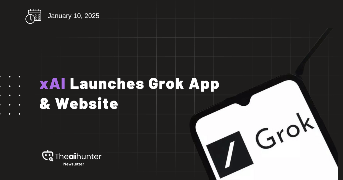 xAI Launches Grok App & Website